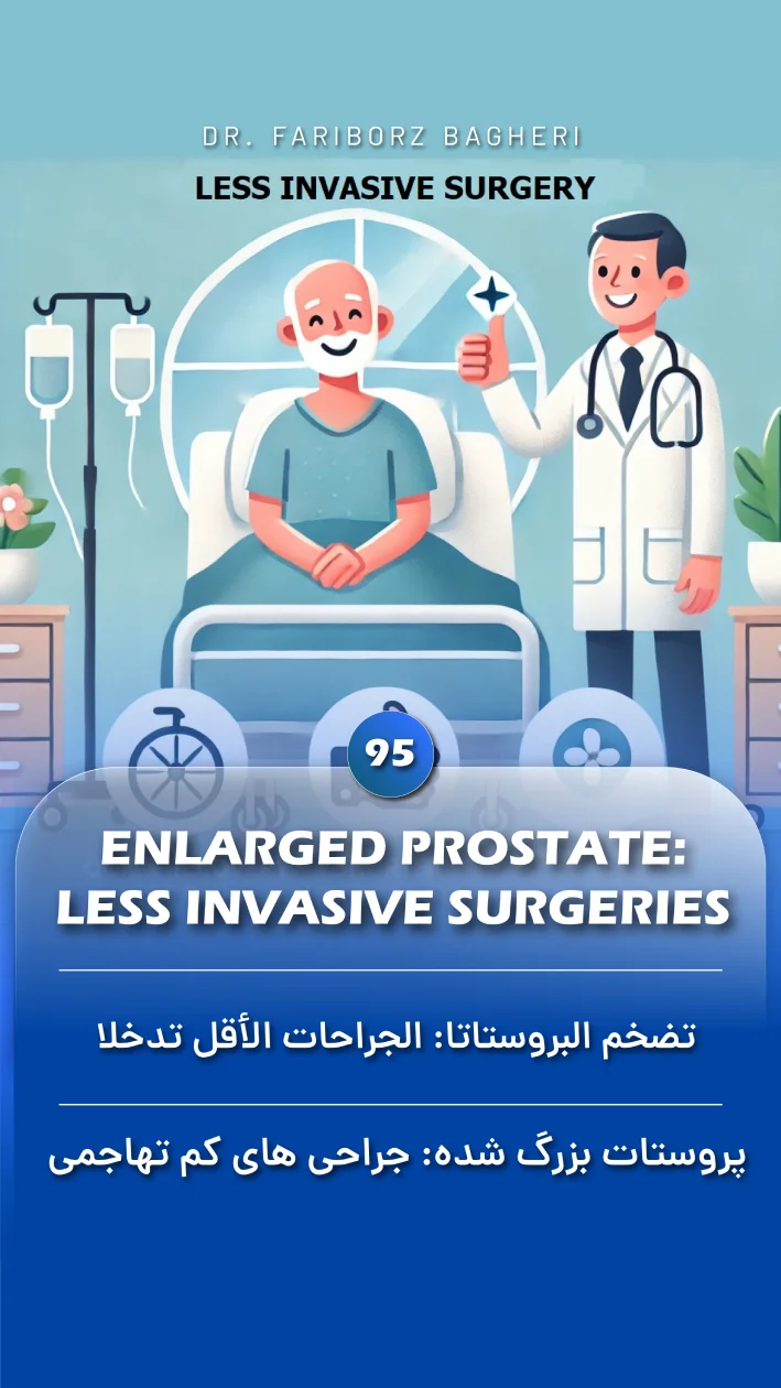 Video 95: Enlarged Prostate: Less Invasive Surgeries - Professor Fariborz Bagheri