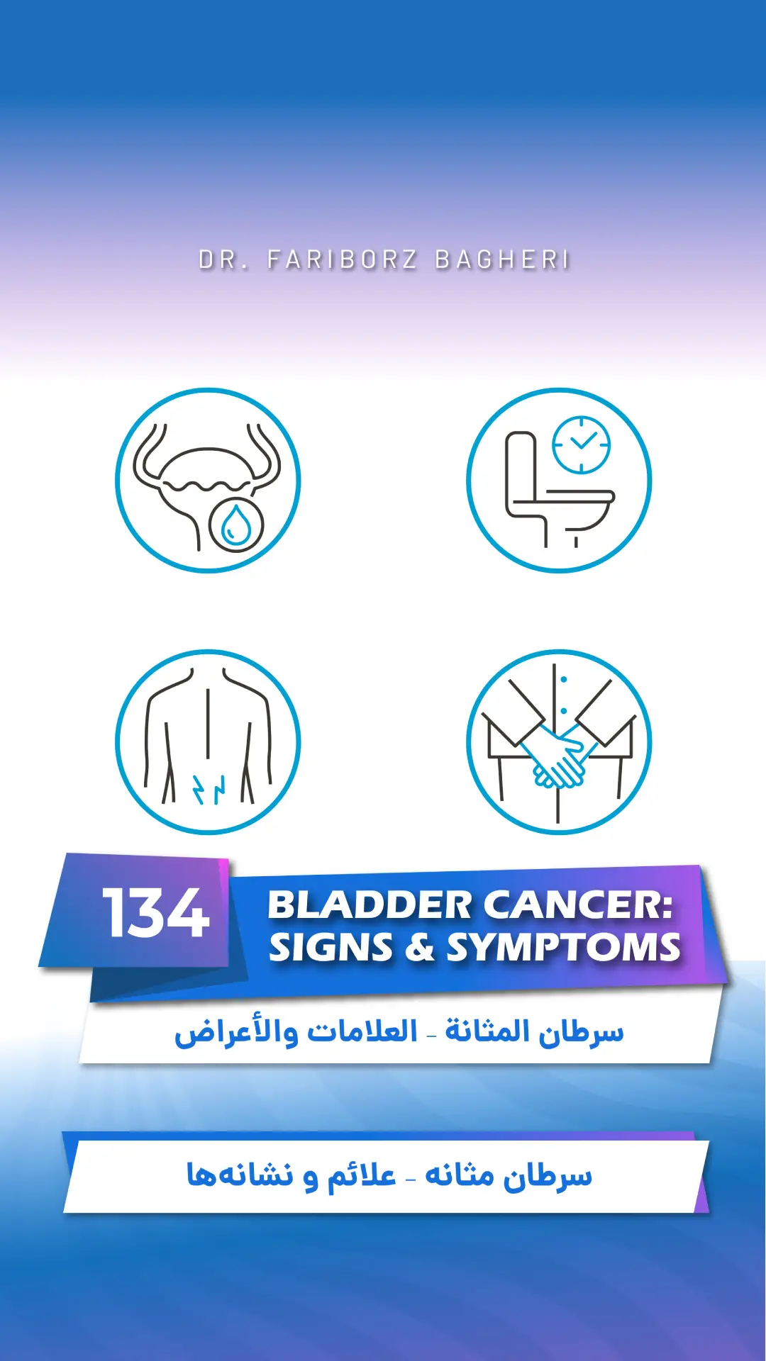 Video 134: Bladder Cancer – Signs & Symptoms - Professor Fariborz Bagheri